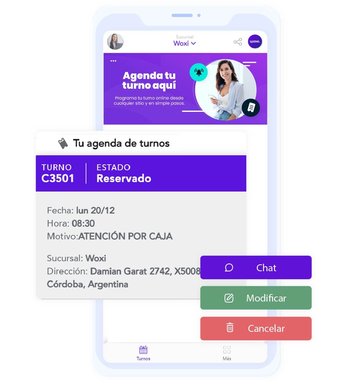 App de Turnos Online: Sistema para gestionar turnos | Woxi
