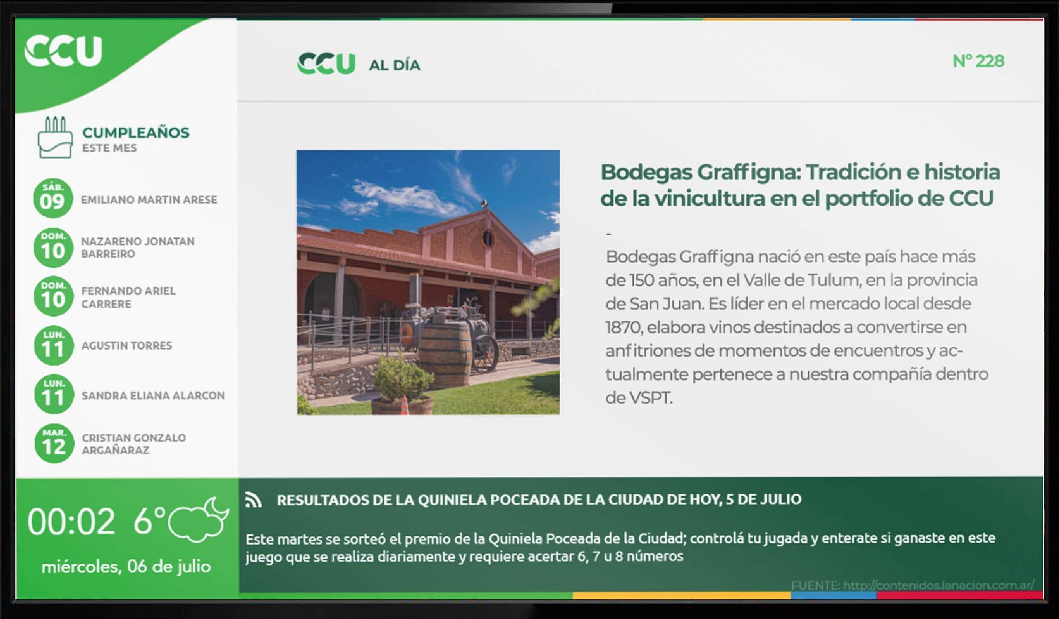 Caso de Éxito en Murales Digitales | CCU