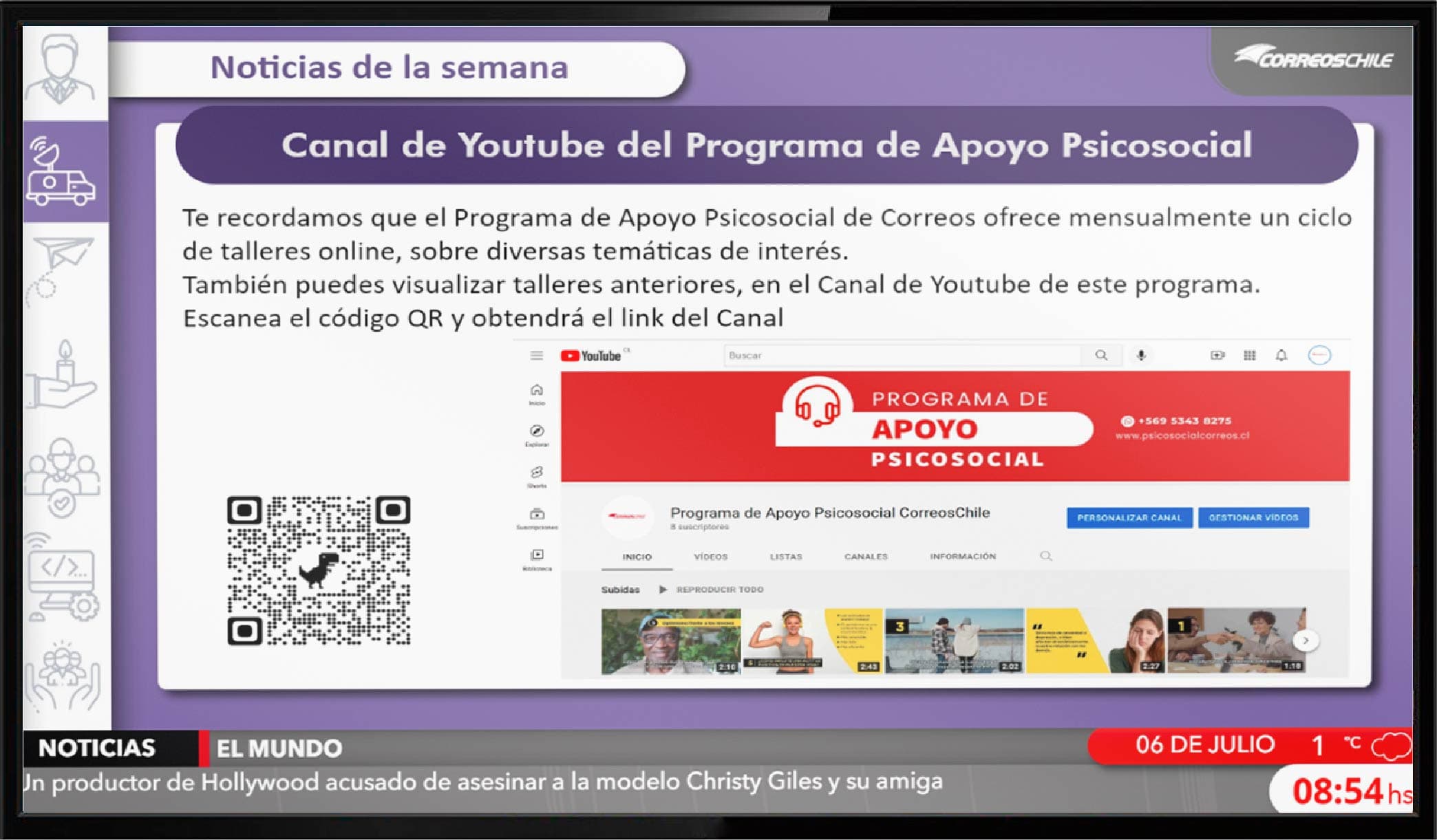 Caso de Éxito en Murales Digitales | Correos Chile