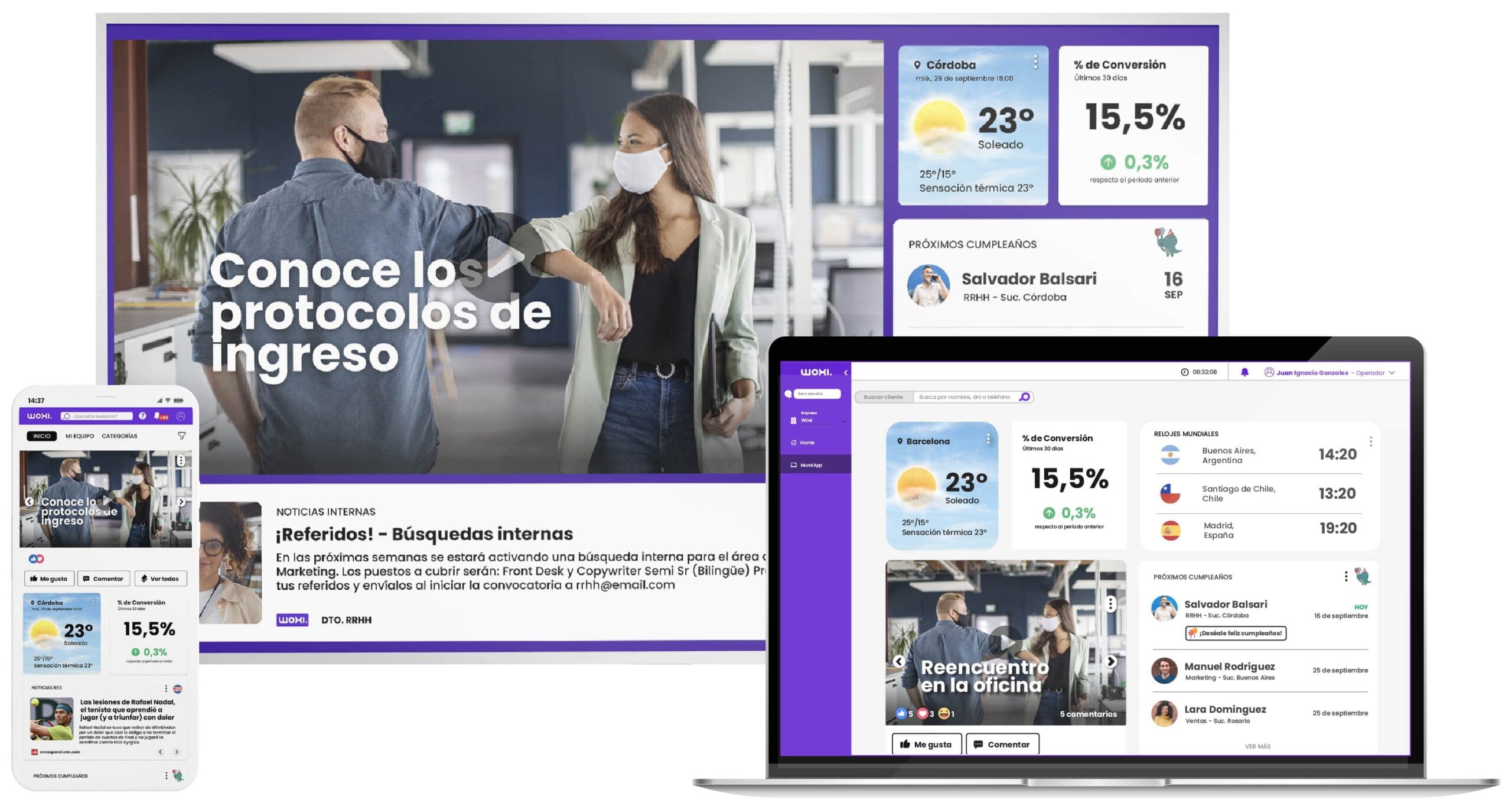 Software de comunicación interna: Plataformas + Apps