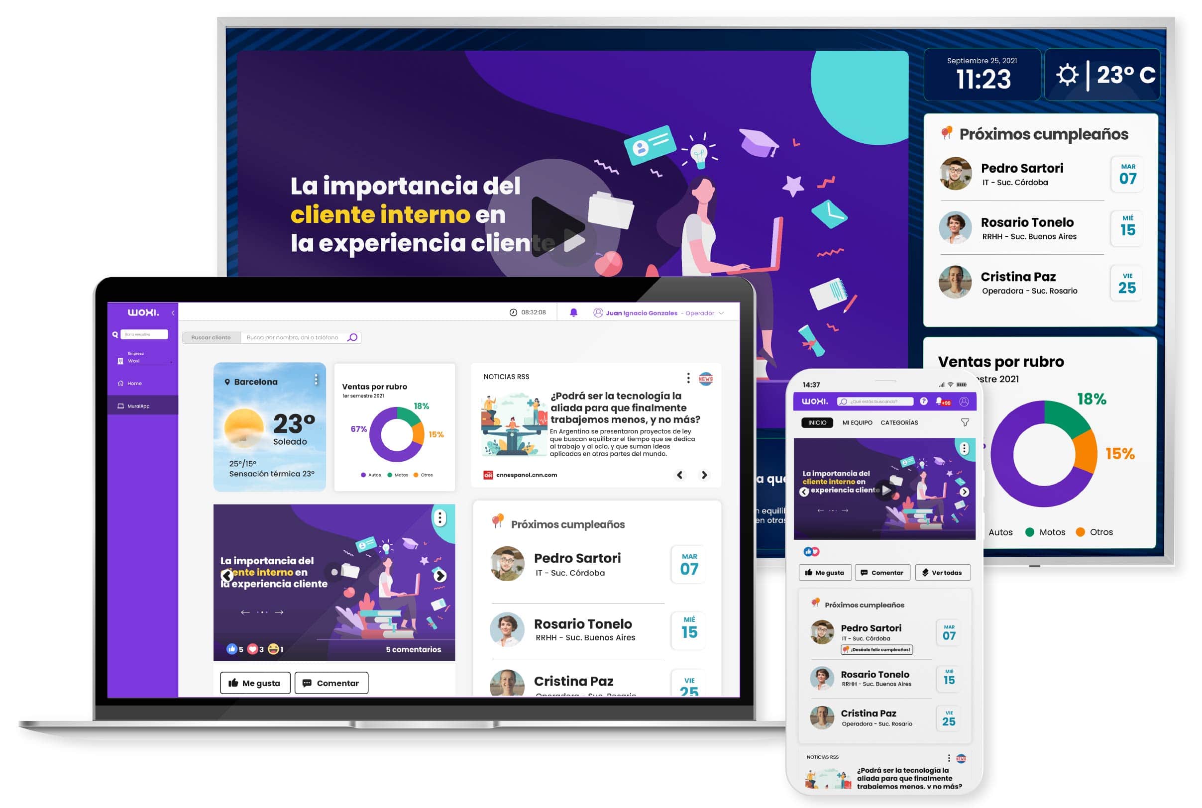 Widgets Mural Digital | Woxi